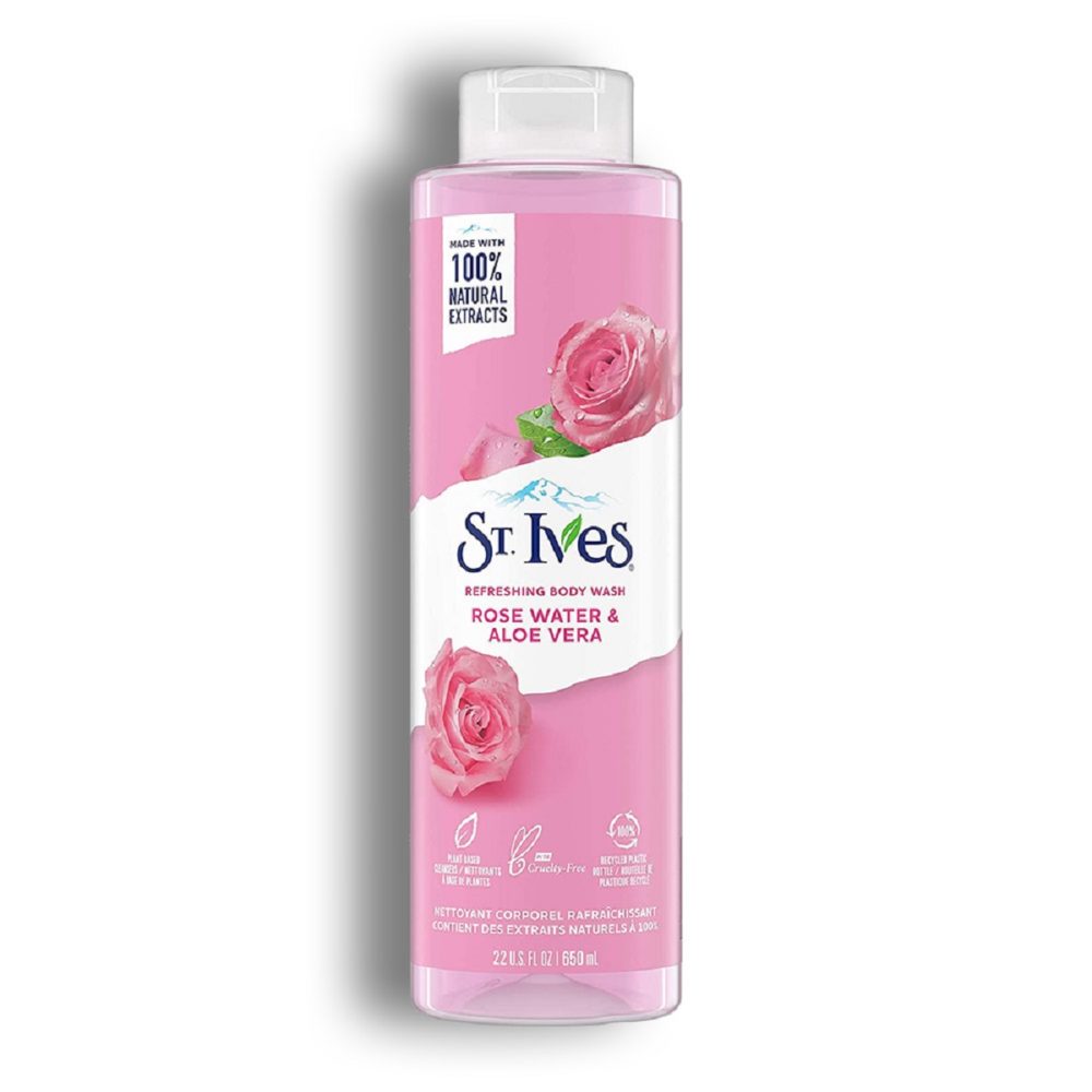 St Ives Refreshing Body Wash Rose Water And Aloe Vera
